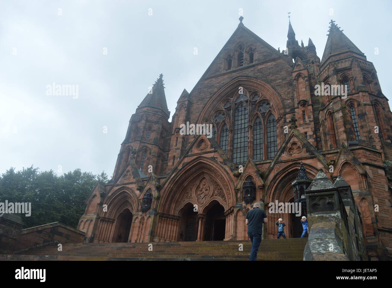 John coats memorial in Paisley Stock Photo - Alamy