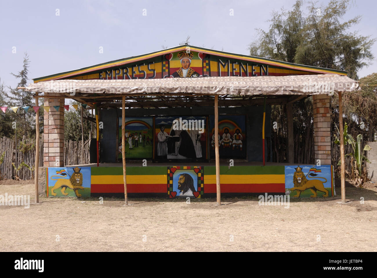 Rastafari church, Shashamene, Ethiopia Stock Photo - Alamy