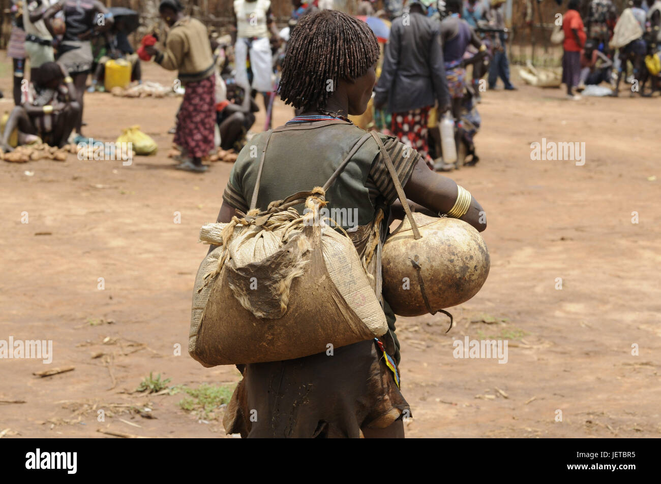 Mark, woman, tribe Aari, southern Omotal, south Ethiopia Stock Photo ...