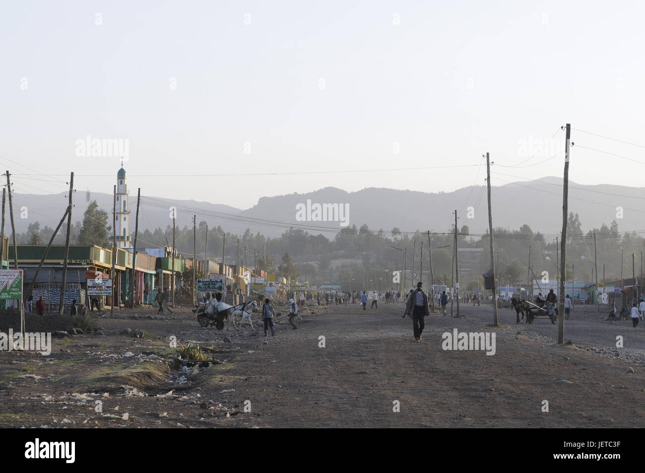 High street village man hi-res stock photography and images - Alamy