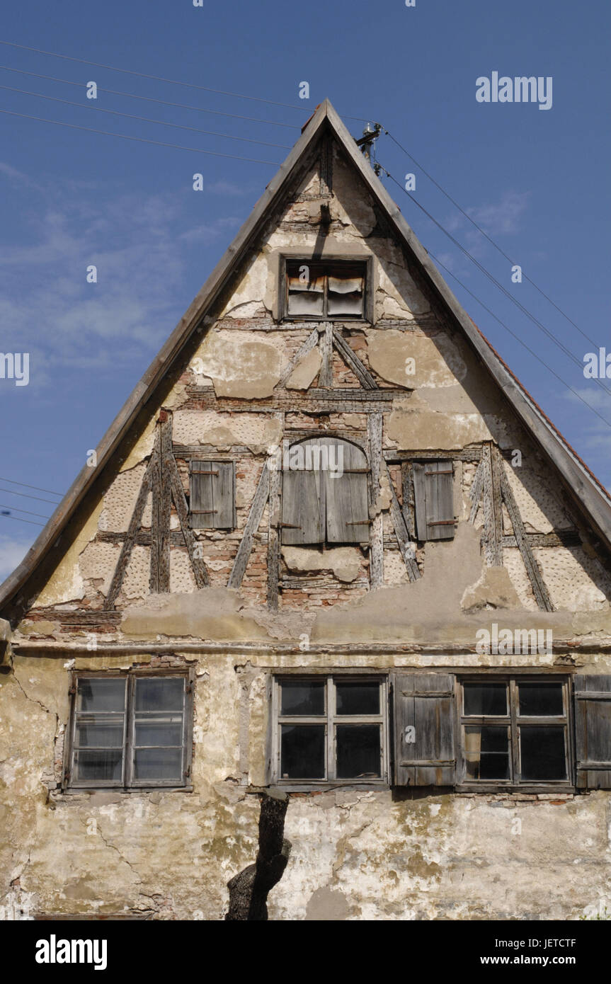 Half timbered gable old hi-res stock photography and images - Alamy