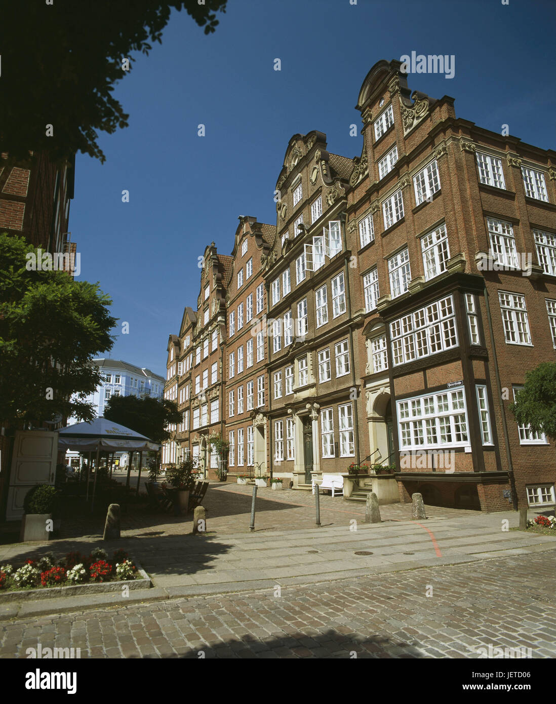 Germany, Hamburg, part of town Neustadt, Peterstrasse, replicas, town ...