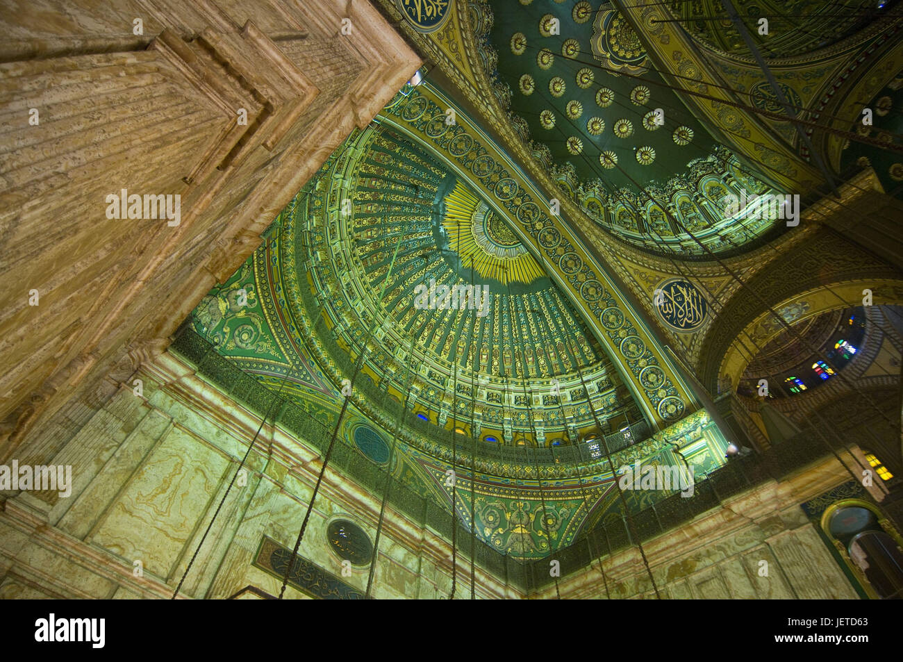 Cairo mosque dome interior hi-res stock photography and images - Alamy