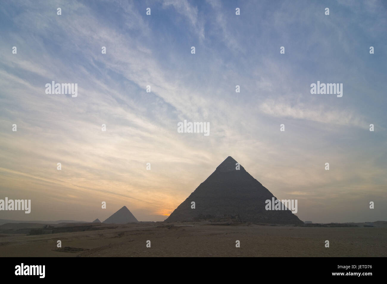 Pyramids of Gizeh, Egypt, Africa Stock Photo - Alamy