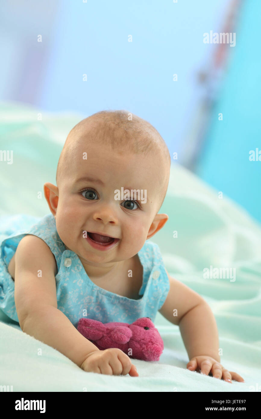 Baby, 5 months, portrait Stock Photo - Alamy