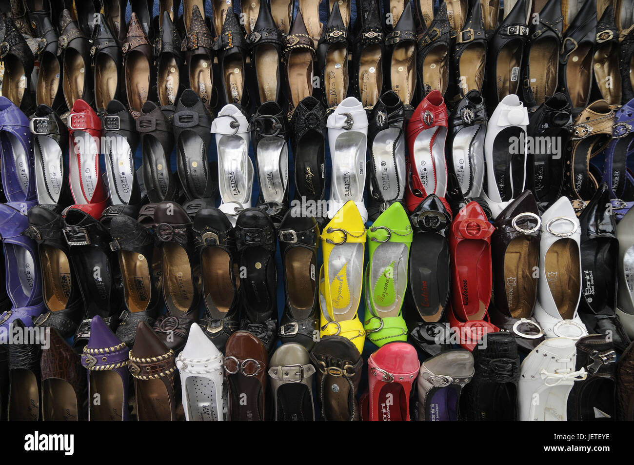 Shoes, sales, Meknes, Morocco, Africa Stock Photo - Alamy