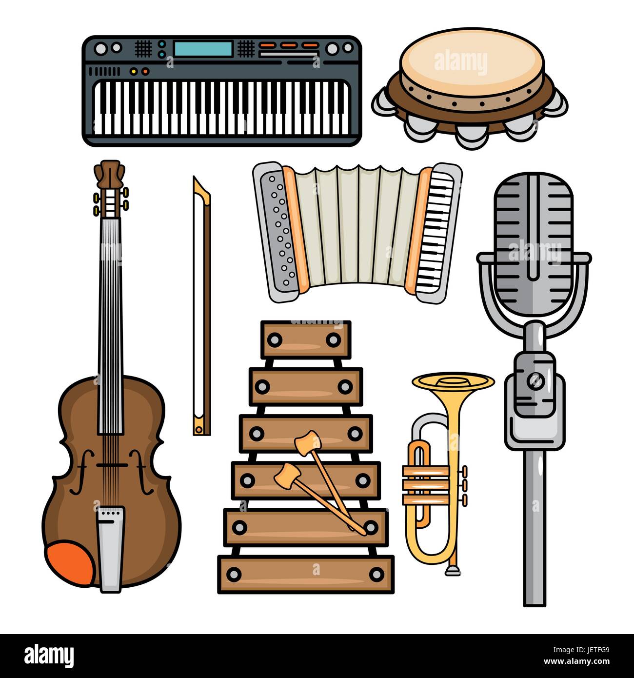 musical instruments icon Stock Vector Image & Art - Alamy