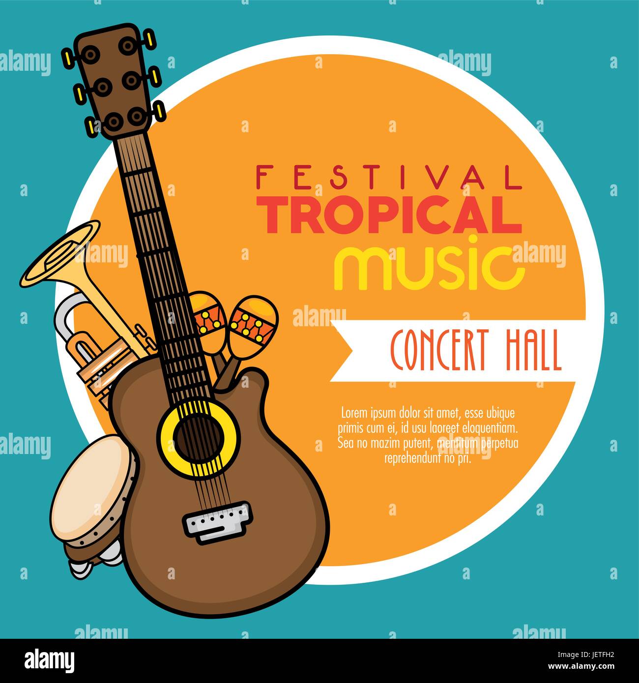 poster festival tropical music Stock Vector Image & Art - Alamy