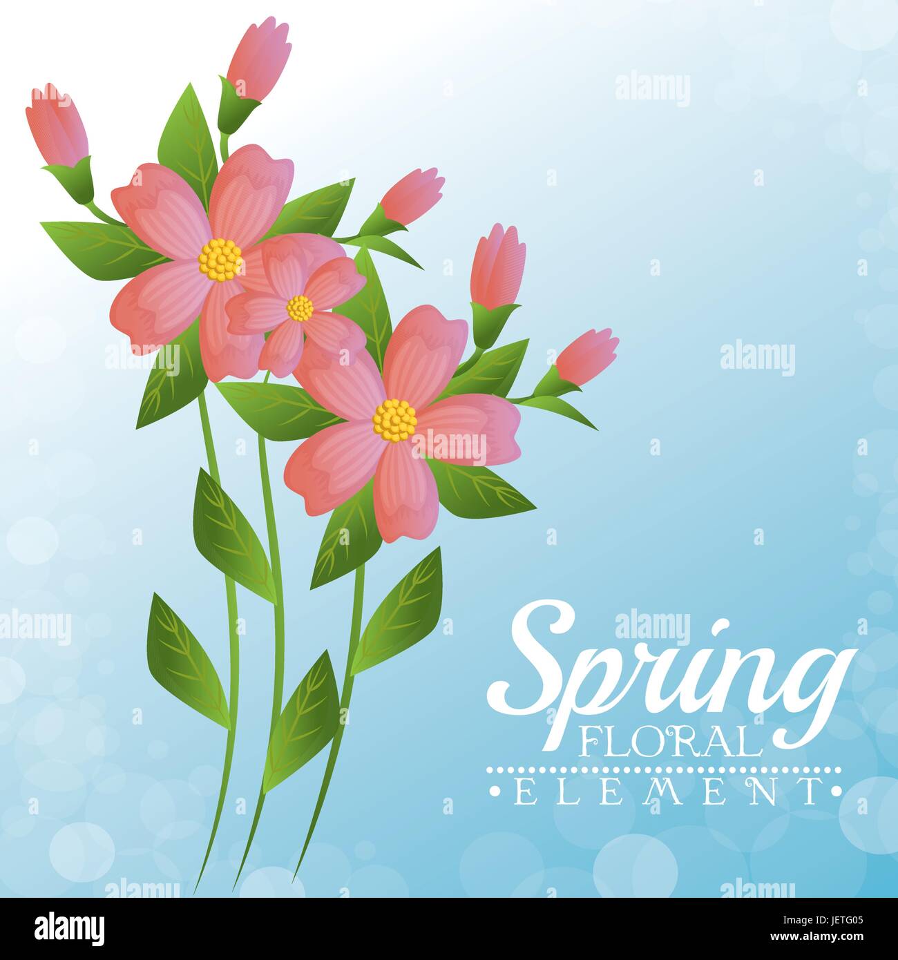 Floral Spring Graphic Design Stock Vector Image & Art - Alamy