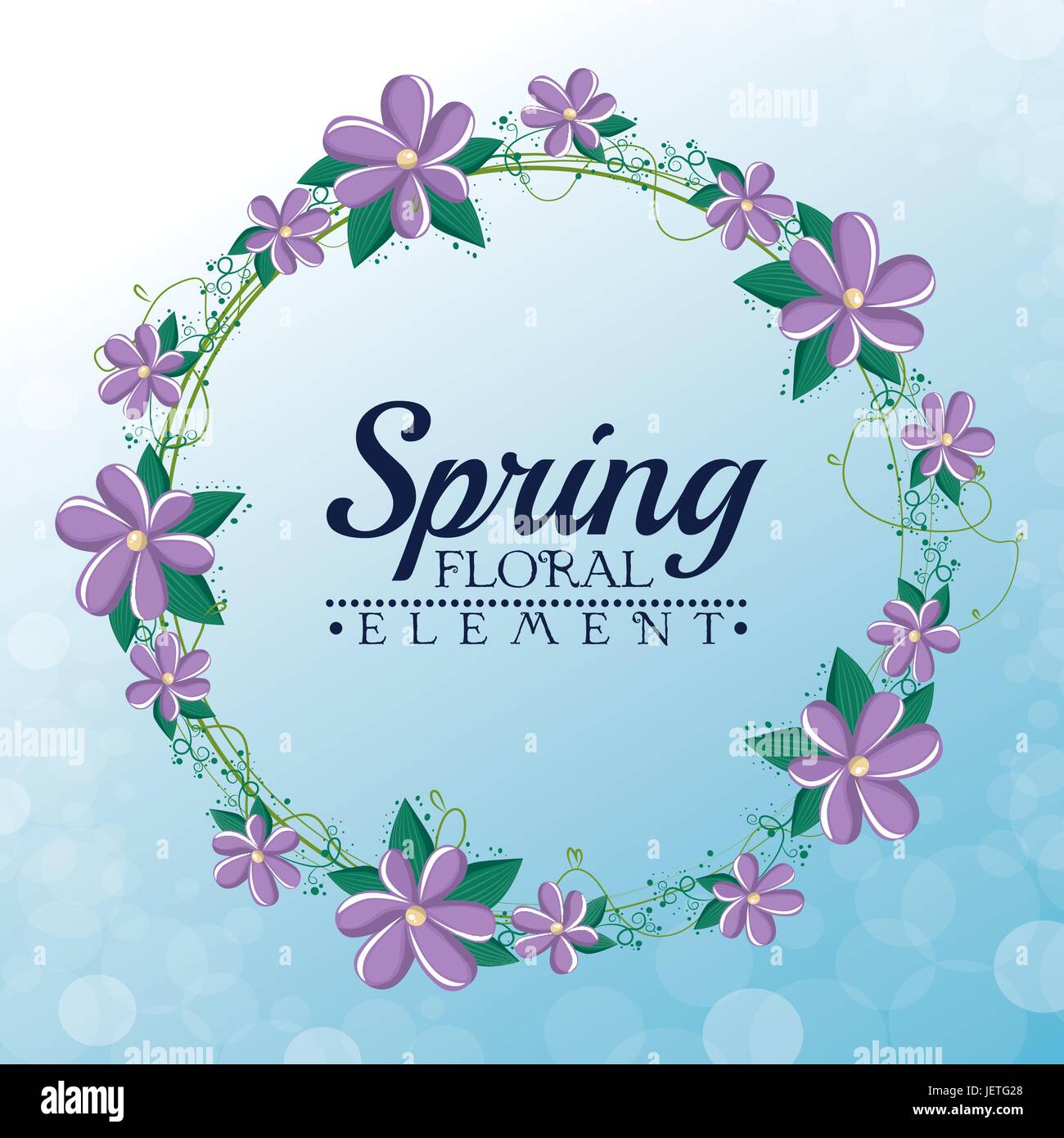 Floral Spring Graphic Design Stock Vector Image & Art - Alamy