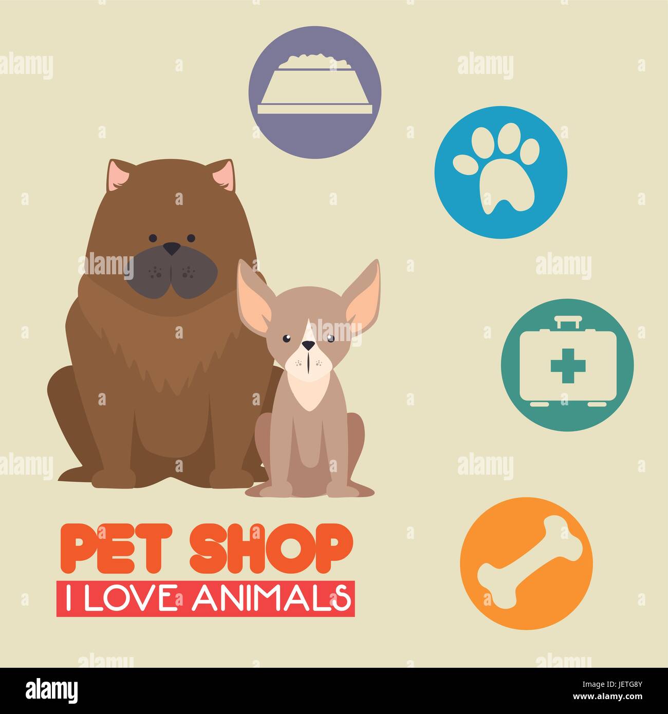 Pet shop logo hi-res stock photography and images - Alamy