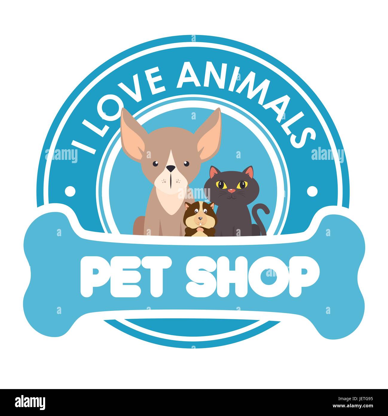Pet Shop Logo Stock Vector Image Art Alamy