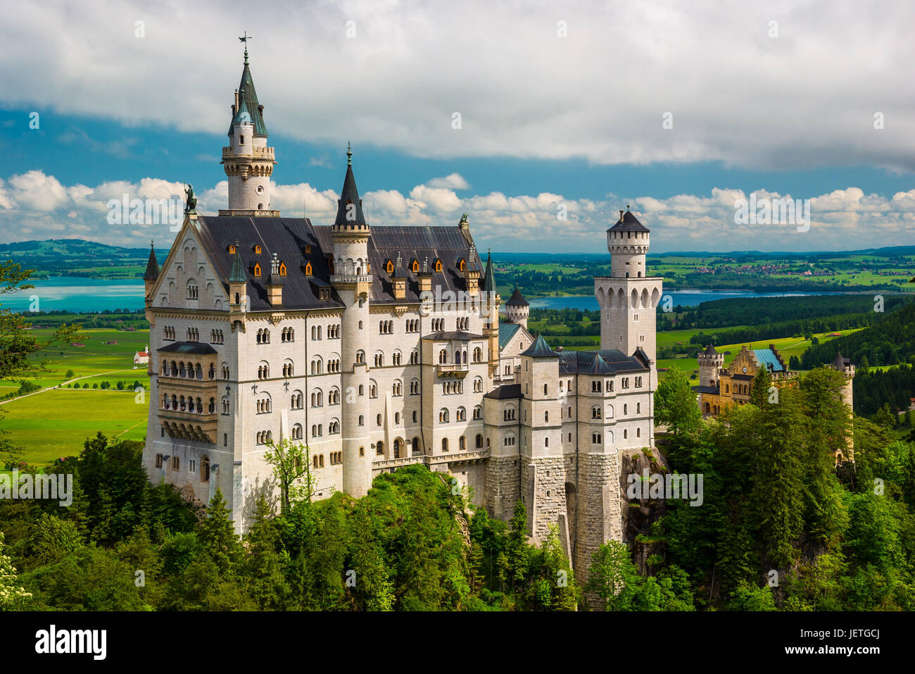 Neuschwanstein castle summer hi-res stock photography and images - Alamy