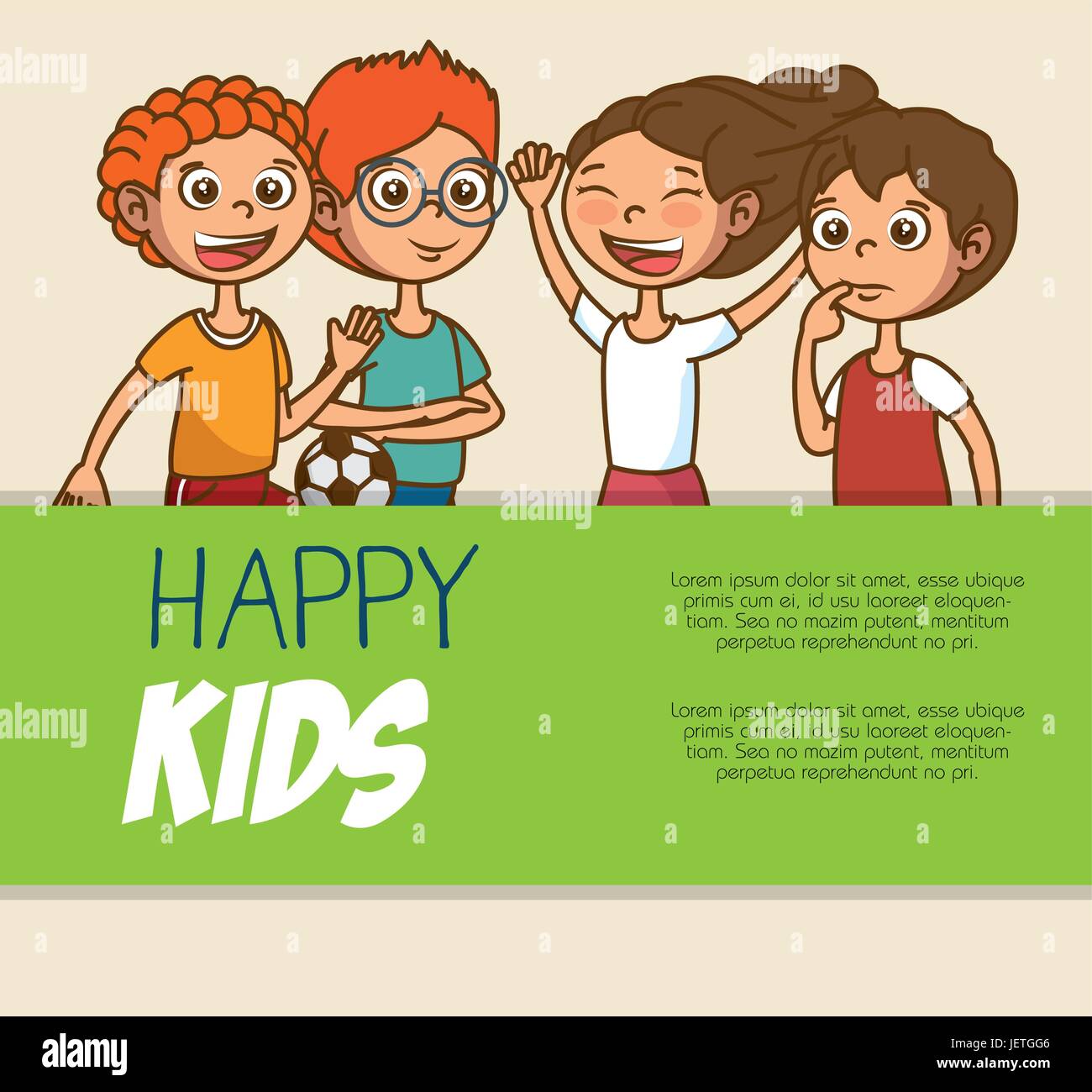 cute colorful kids template Stock Vector Image & Art - Alamy