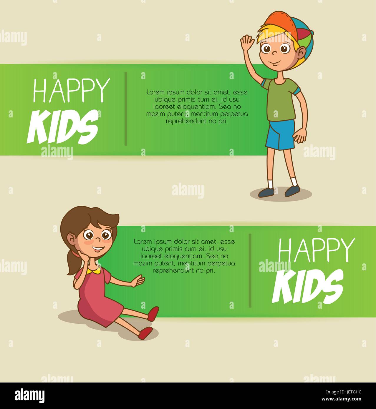 Kids Template High Resolution Stock Photography and Images - Alamy