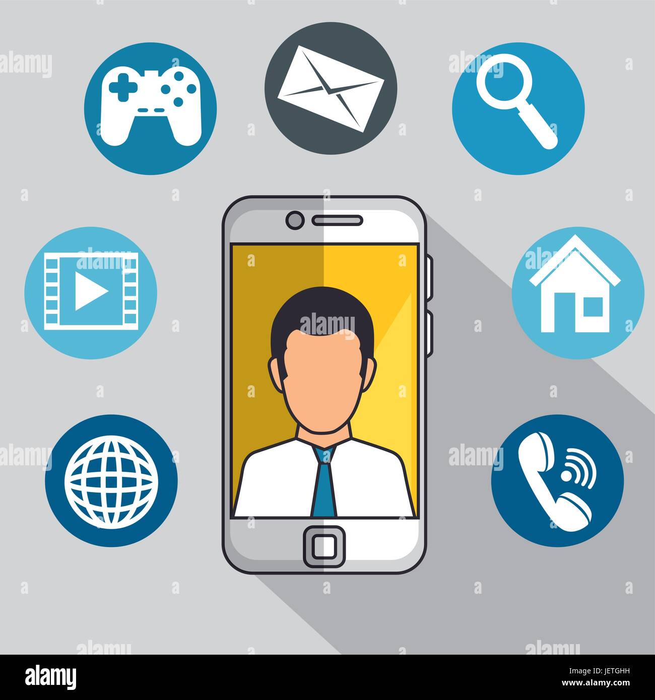 social media network concept Stock Vector Image & Art - Alamy