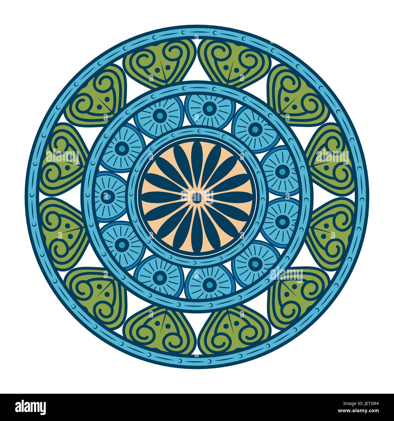 Mandala Vintage decorative elements Stock Vector Image & Art - Alamy