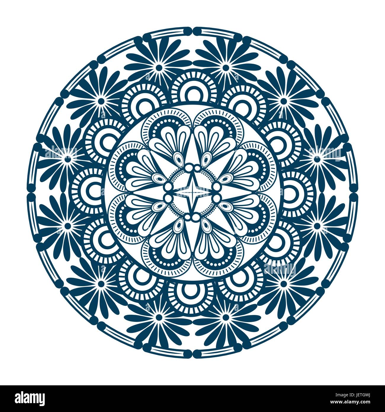 Mandala Vintage decorative elements Stock Vector Image & Art - Alamy