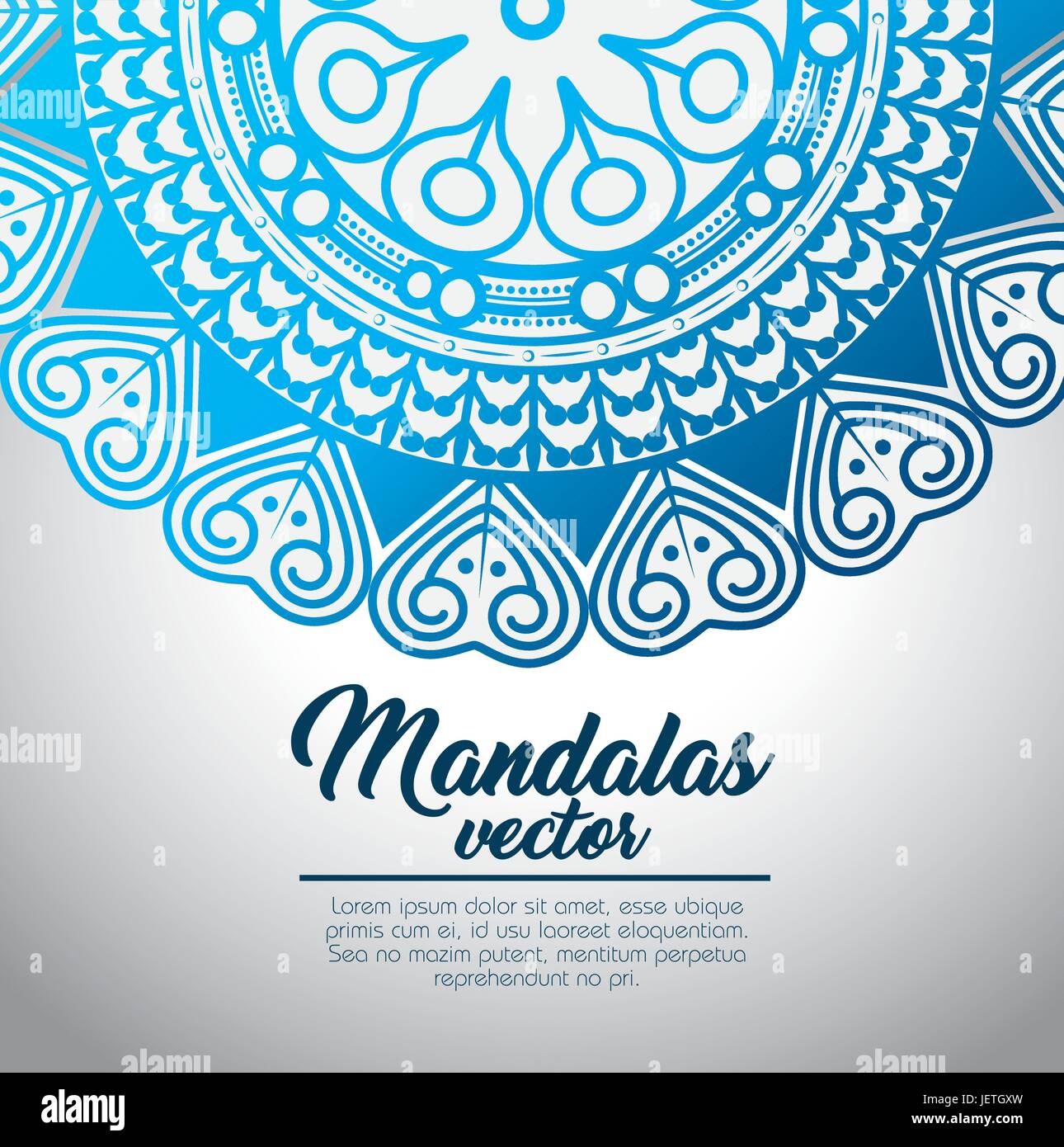 mandala vintage template Stock Vector Image & Art - Alamy