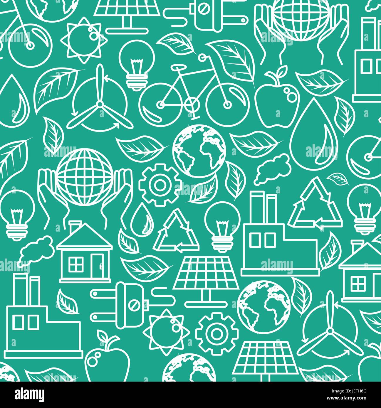 green eco background Stock Vector Image & Art - Alamy