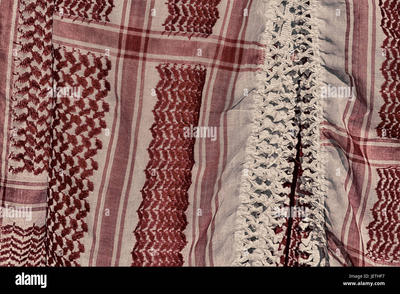 the texture of the cotton traditional symbolic arabian scarf like ...