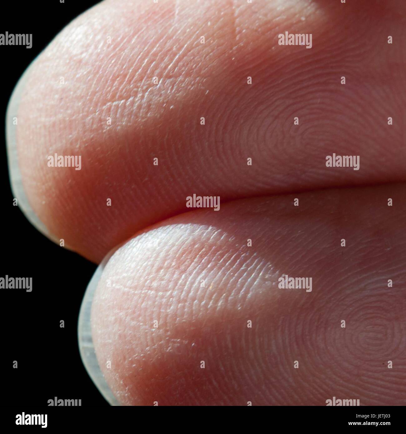 Close-up of hand, finger, skin - Symbolic | usage worldwide Stock Photo ...