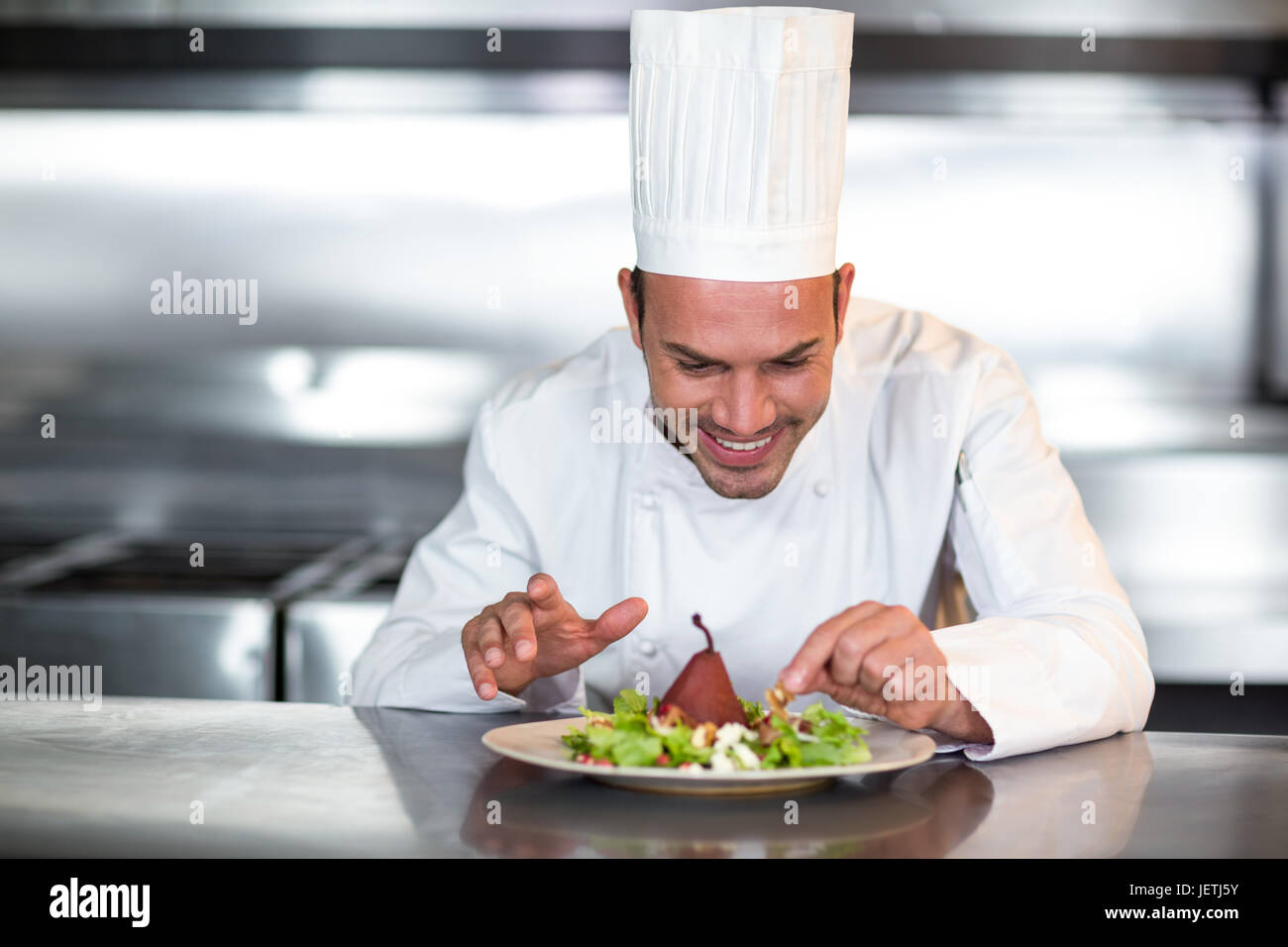 Garnishing food hi-res stock photography and images - Alamy