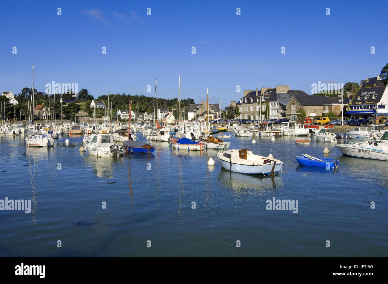 Harbour of La Val Andre, Brittany, France, Hafen von La Val-Andre ...
