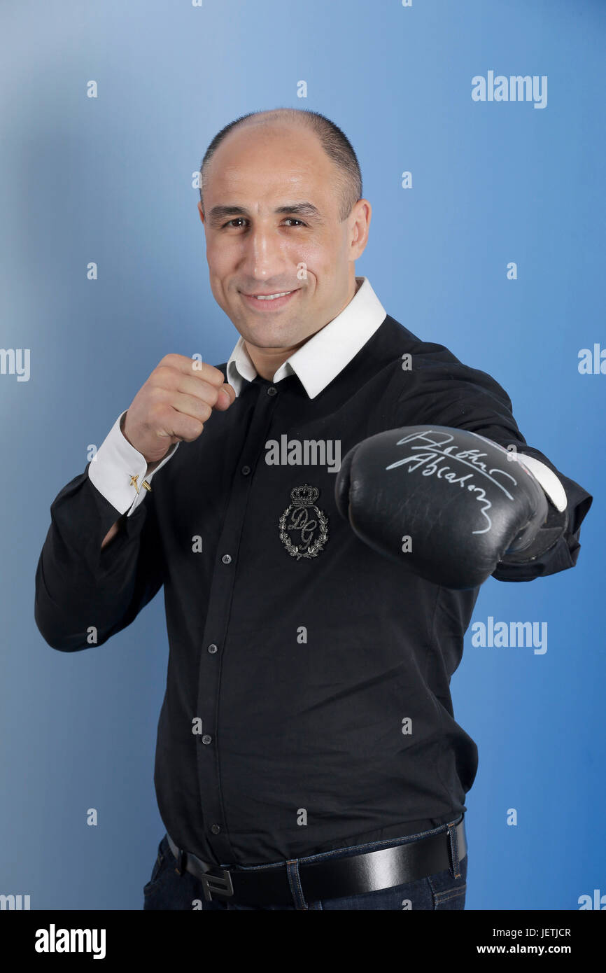 Professional boxer Arthur Abraham on MDR talkshow "Riverboat" in ...