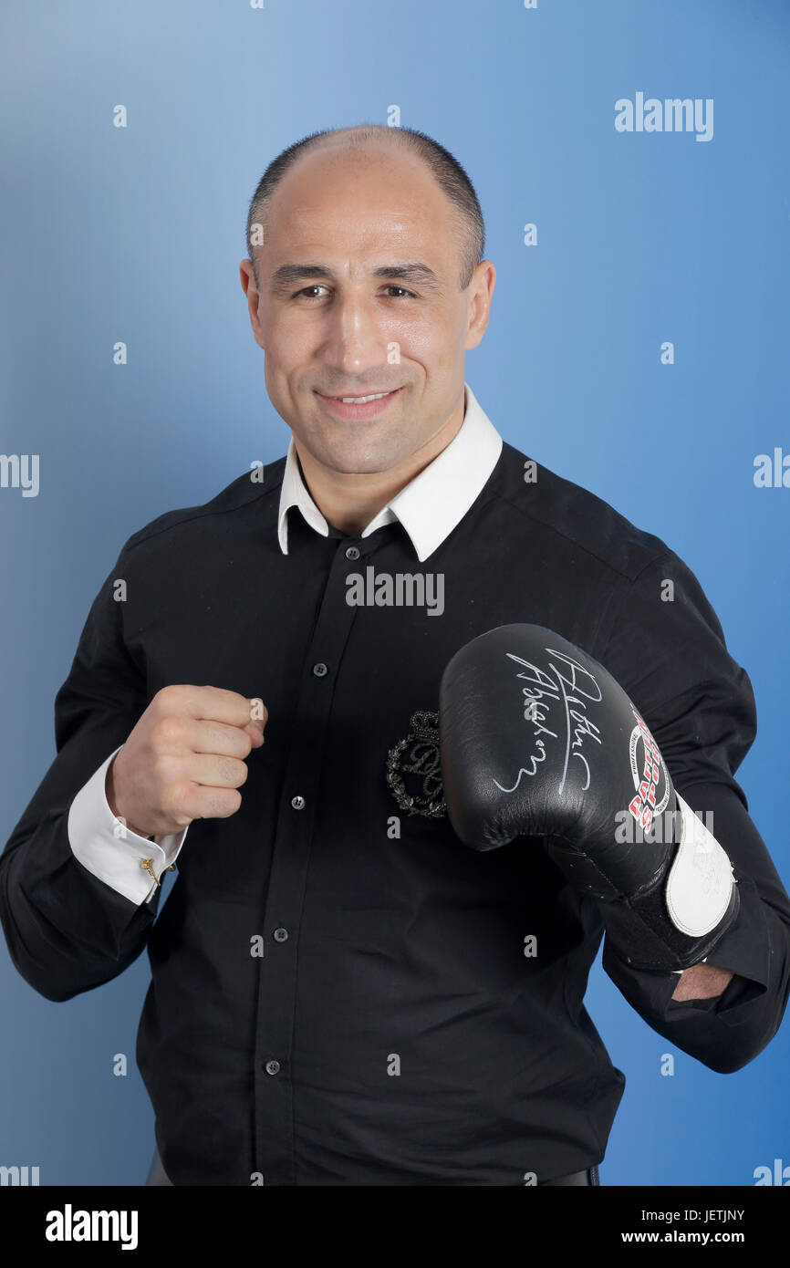 Professional boxer Arthur Abraham on MDR talkshow "Riverboat" in ...