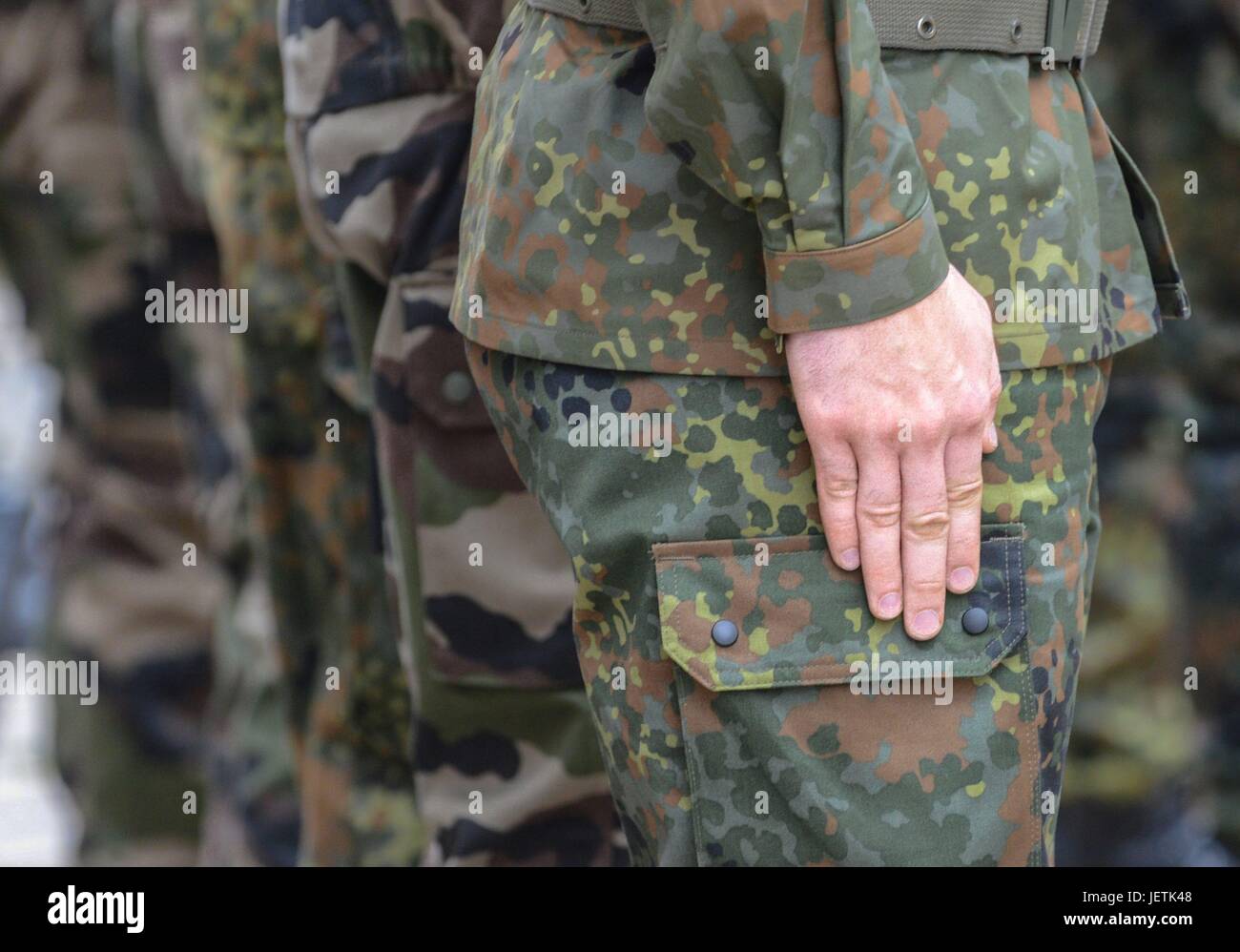 soldiers of the German- French brigade, Müllheim, Oct. 10, 2012 ...