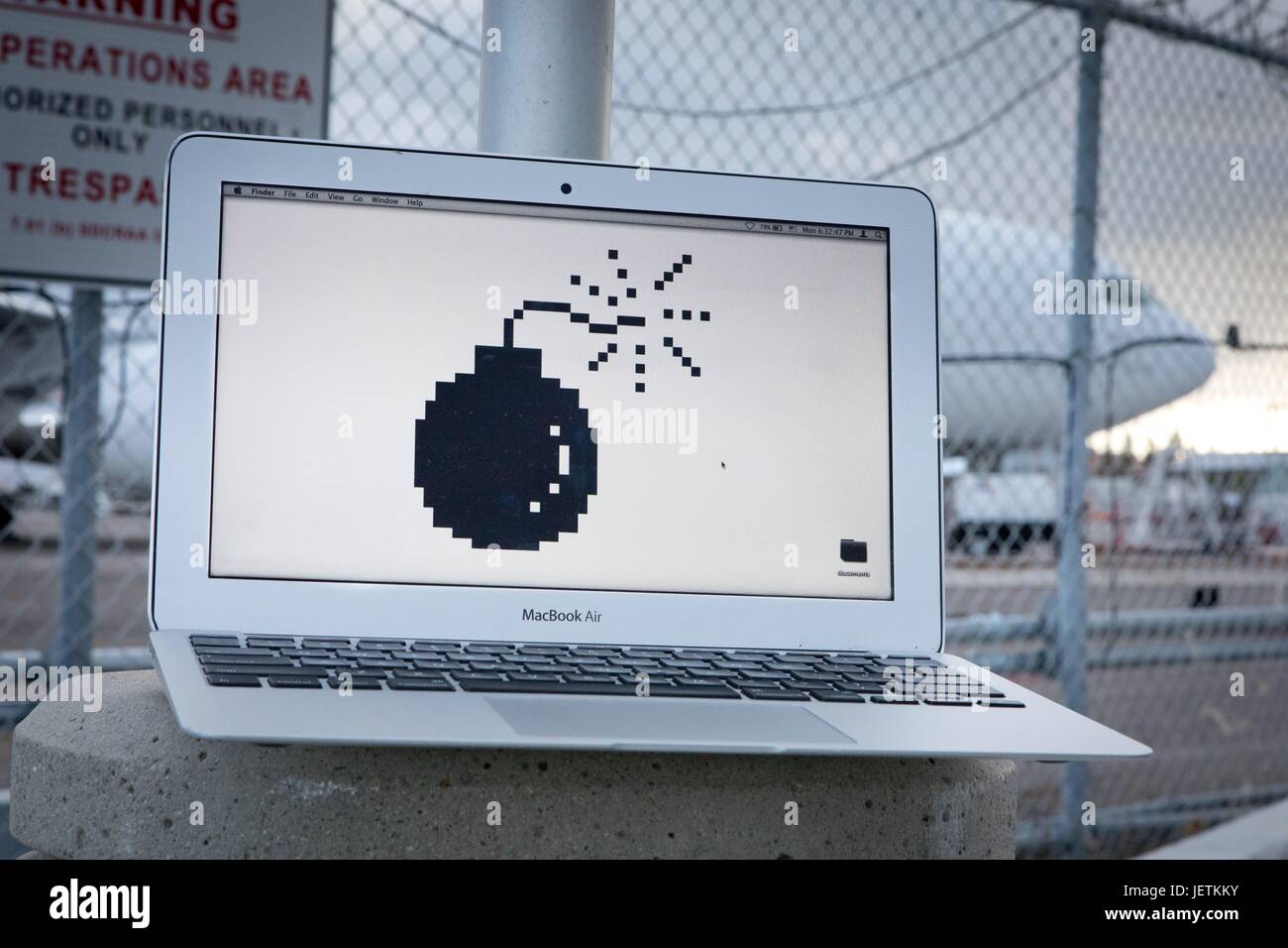 Due to security reasons cabin laptops are banned on certain flights ...