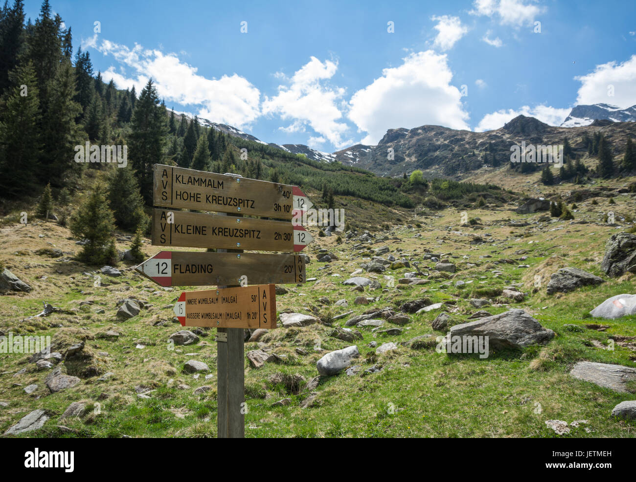 Signpost in mountains in south hi-res stock photography and images - Alamy