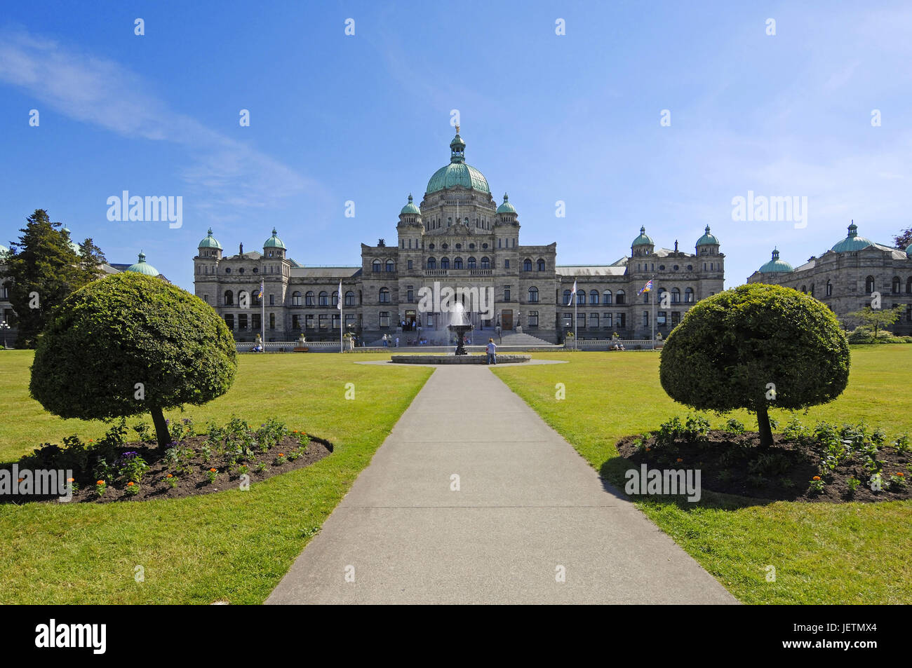 The government building in Victoria on Vancouver Iceland , Das ...