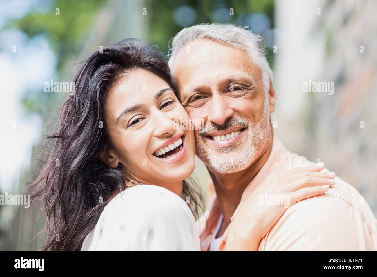 Close-up portrait of couple Stock Photo - Alamy