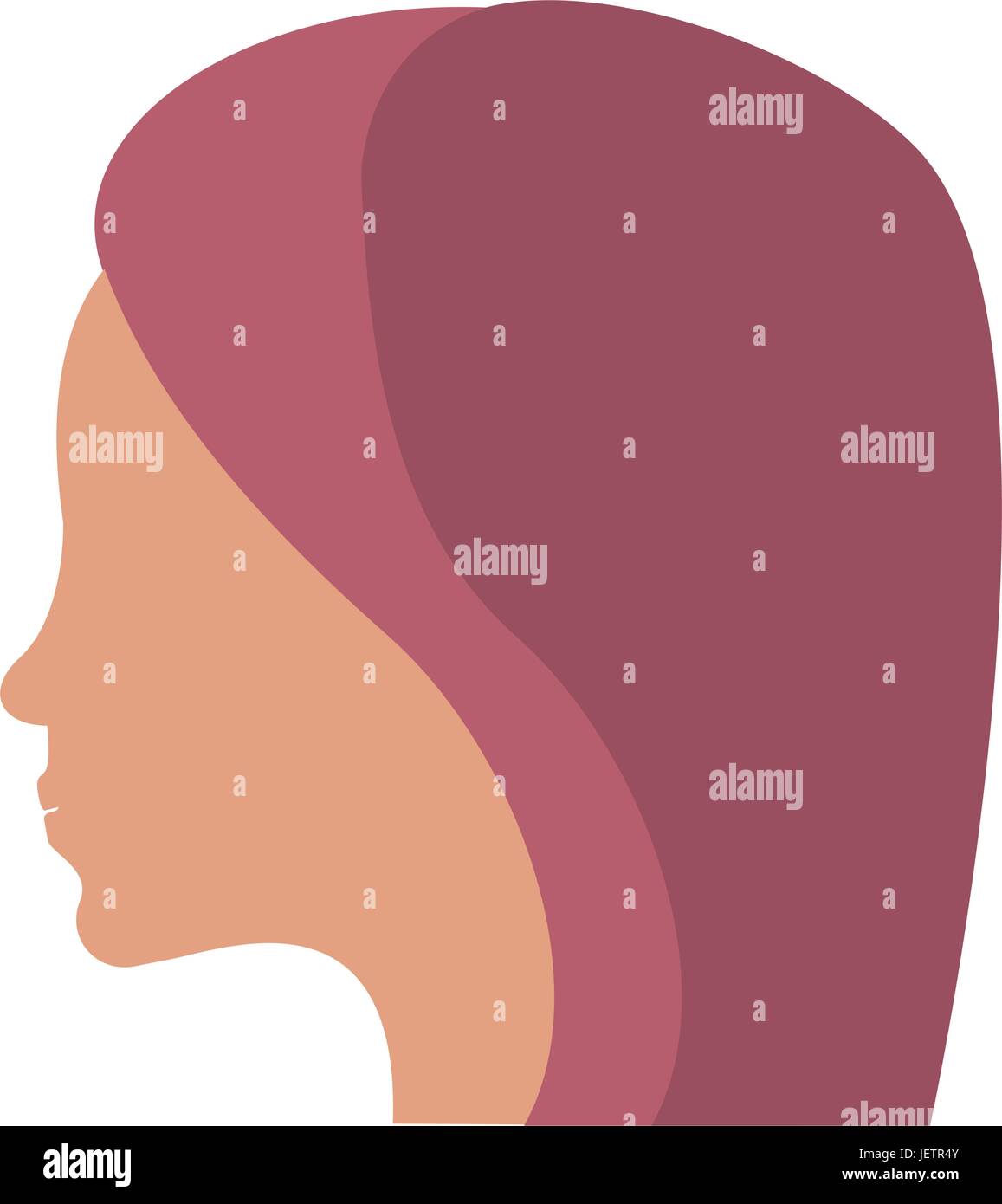 head of faceless woman icon image Stock Vector Image & Art - Alamy