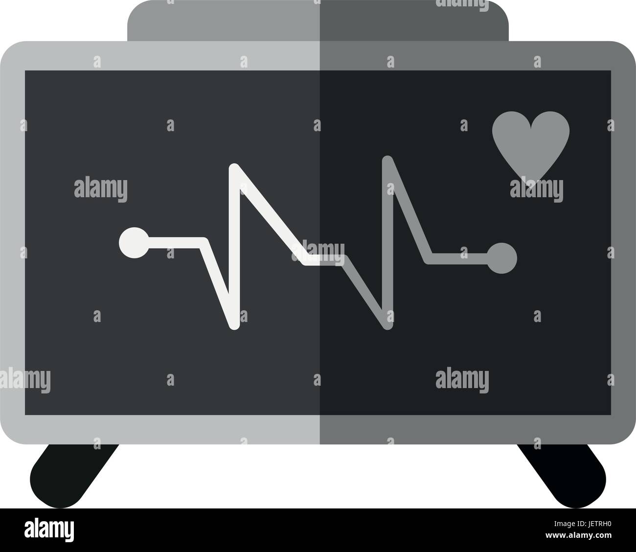heart electrocardiogram icon image Stock Vector Image & Art - Alamy