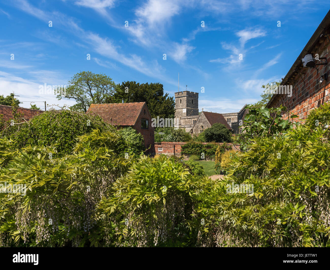 St. Mary the Virgin Church, Long Wittenham, Oxfordshire, UK Stock Photo ...