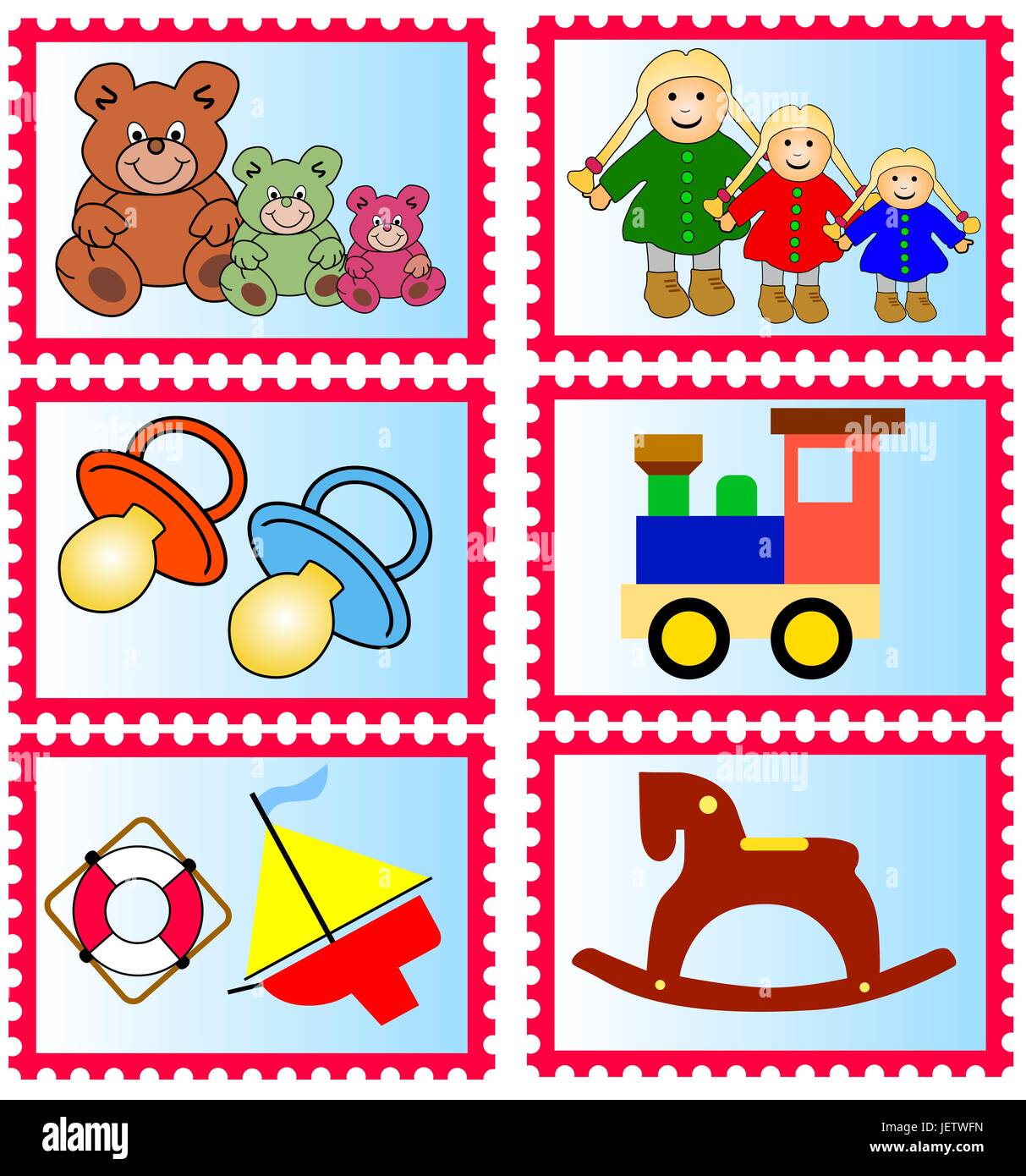 Train Stamps High Resolution Stock Photography and Images - Alamy