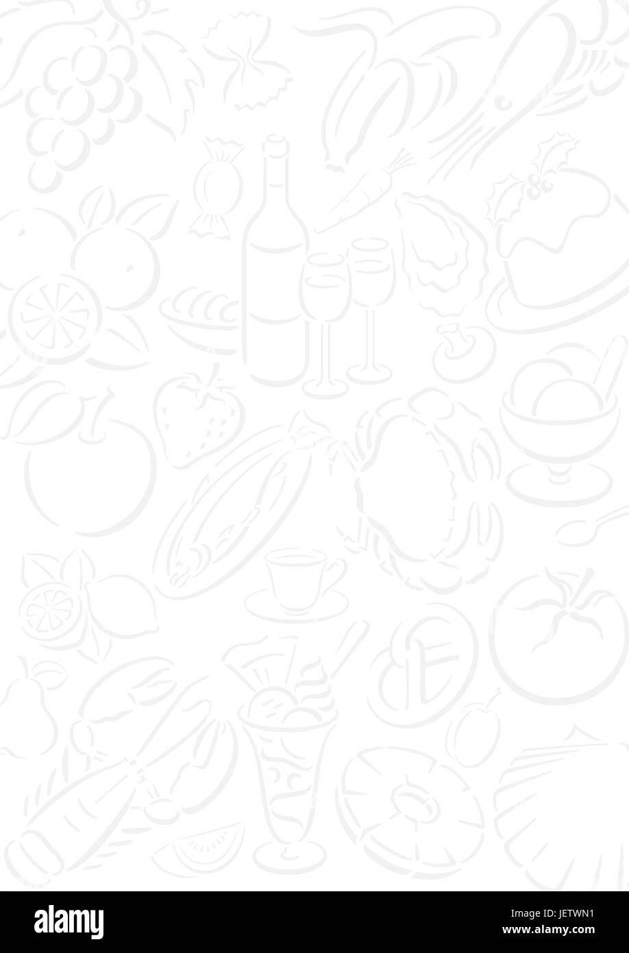 gastronomy, symbols, menu, design, shaping, formation, shape, model ...