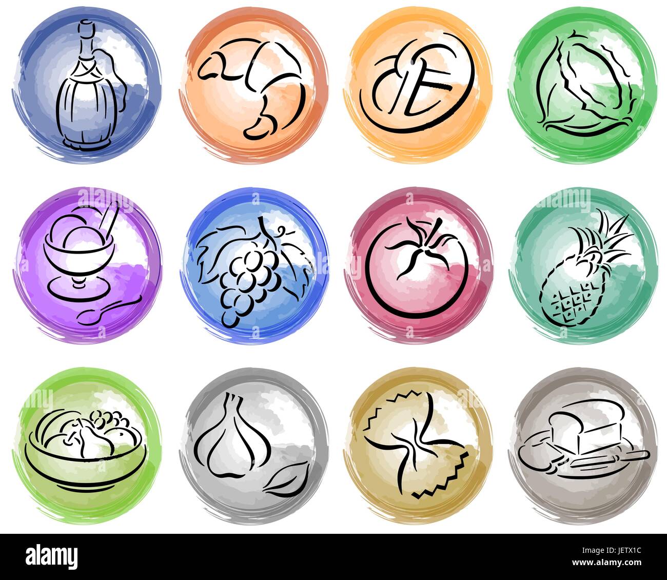 optional, gastronomy, button, vector graphics, eating, eat, eats, dine ...