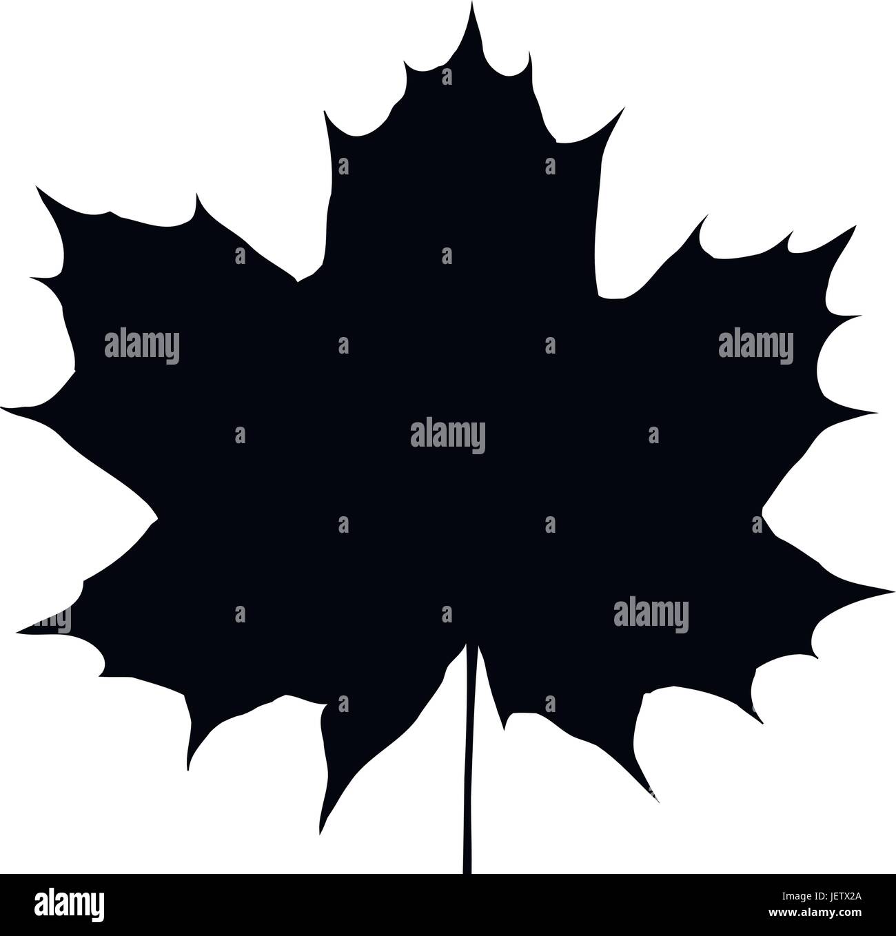 Deep cut leaves Stock Vector Images - Alamy