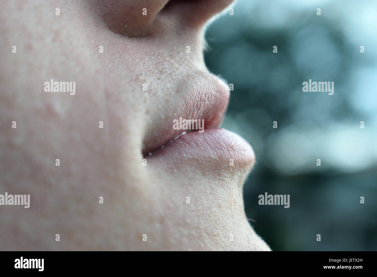 Face skin lips nose hi-res stock photography and images - Alamy