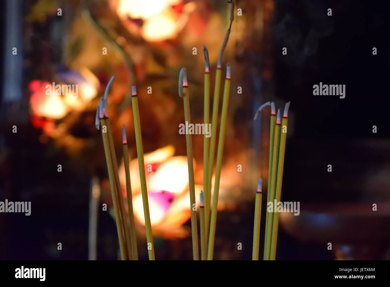 Burning sticks hi-res stock photography and images - Alamy