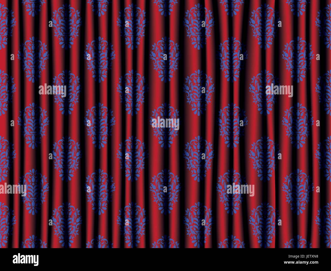 Curtain formation Stock Vector Images - Alamy