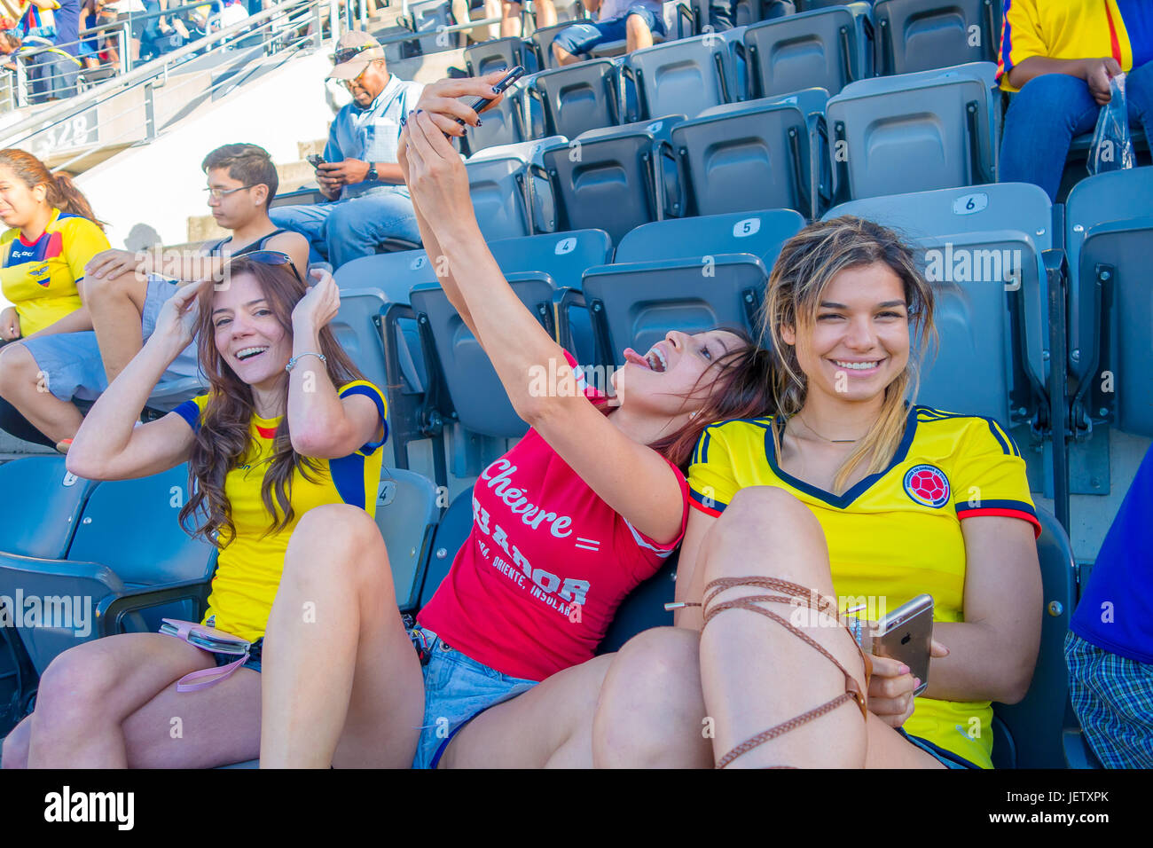 Hot Football Fans In Stadium