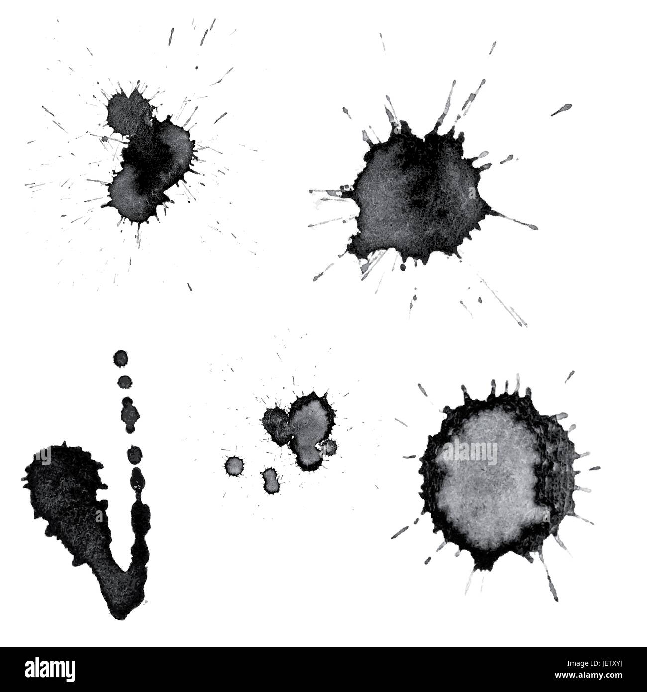 Blood drips black background Stock Vector Images - Alamy