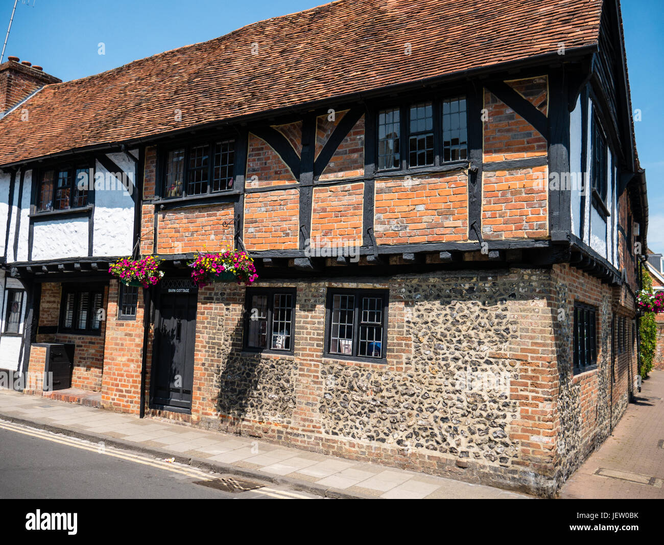 The Barn Cottage, Tudor Building, Henley-on-Thames, England, UK, GB ...