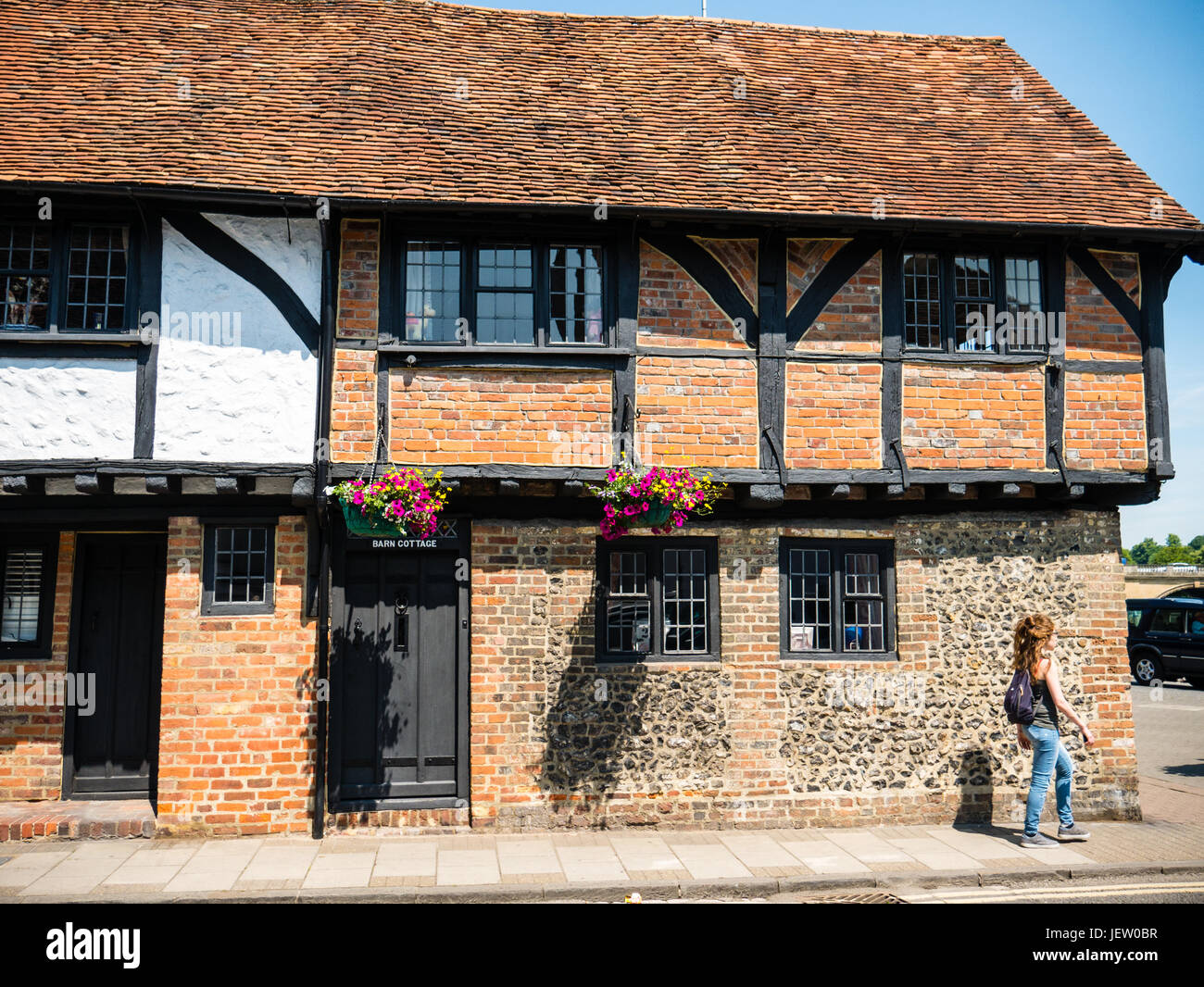 The Barn Cottage, Tudor Building, Henley-on-Thames, England, UK, GB ...