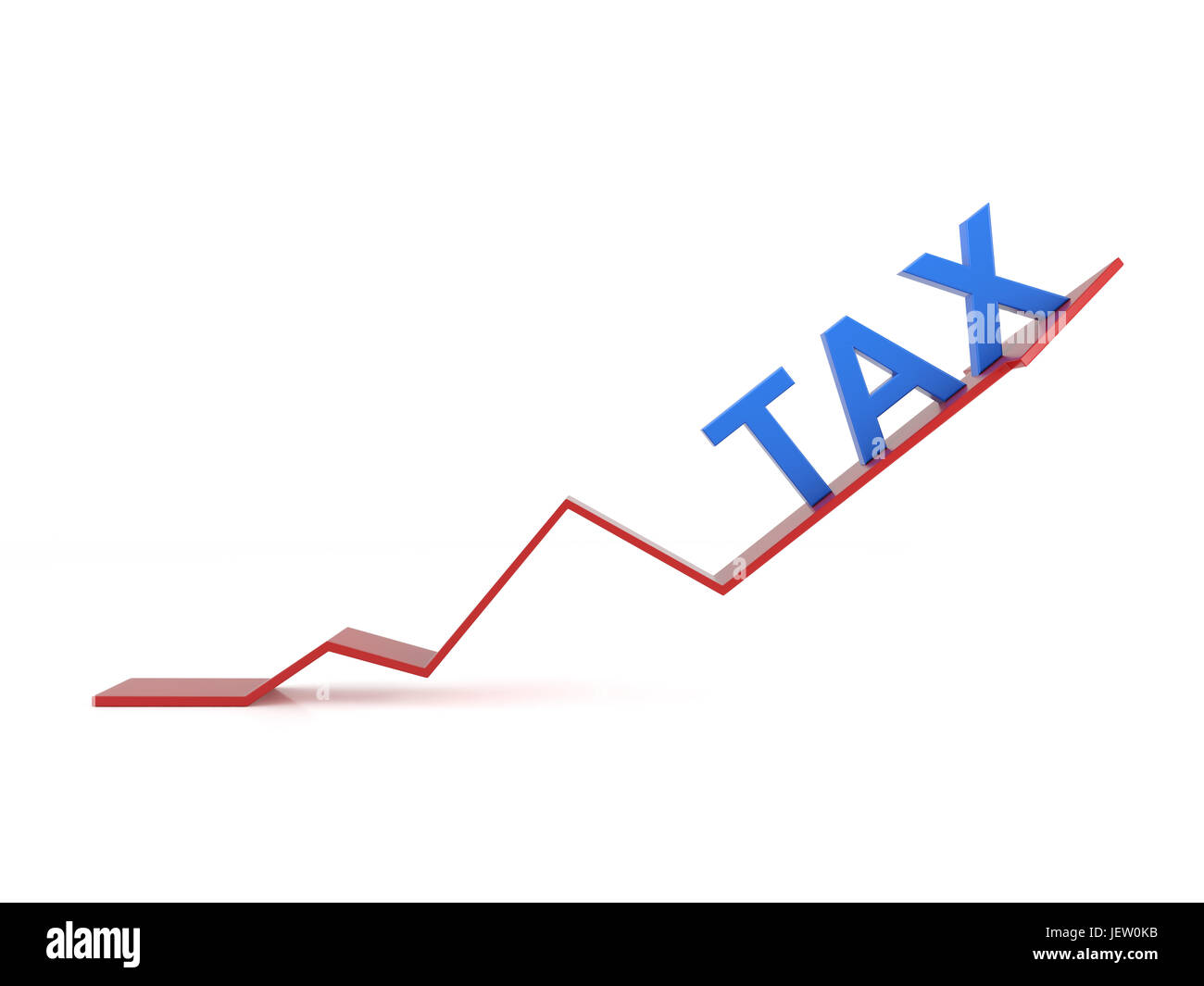 TAX concept - 3D Rendering Image Stock Photo - Alamy